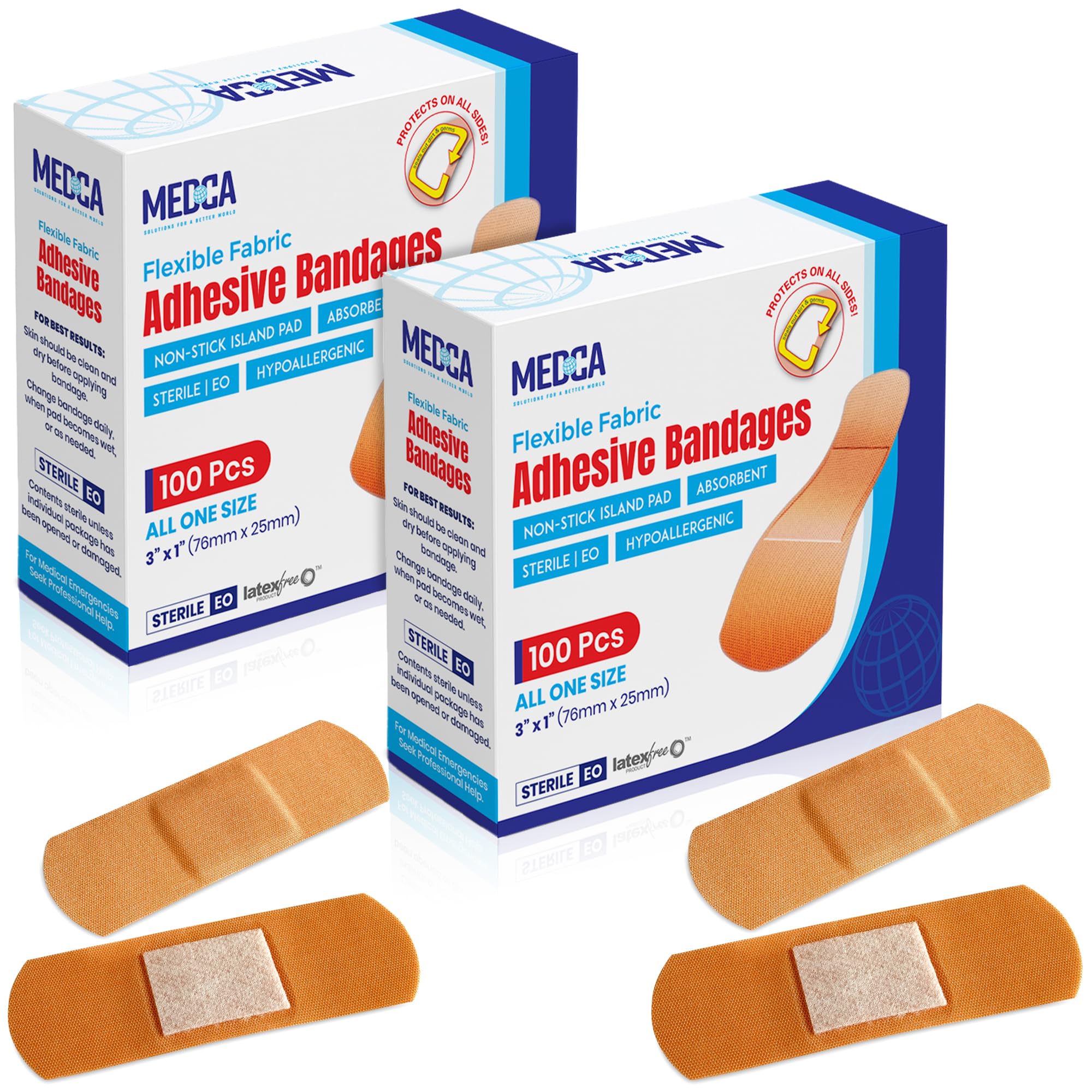 Snapklik.com : Flexible Fabric Bandages - Flex Fabric Adhesive Bandages ...