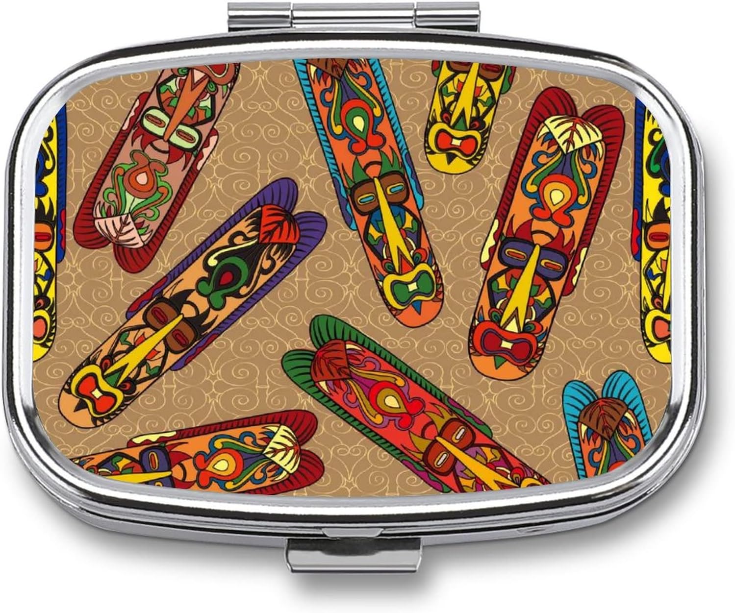 Pocket Pill Case National Culture Travel Pill Holder Storage for ...