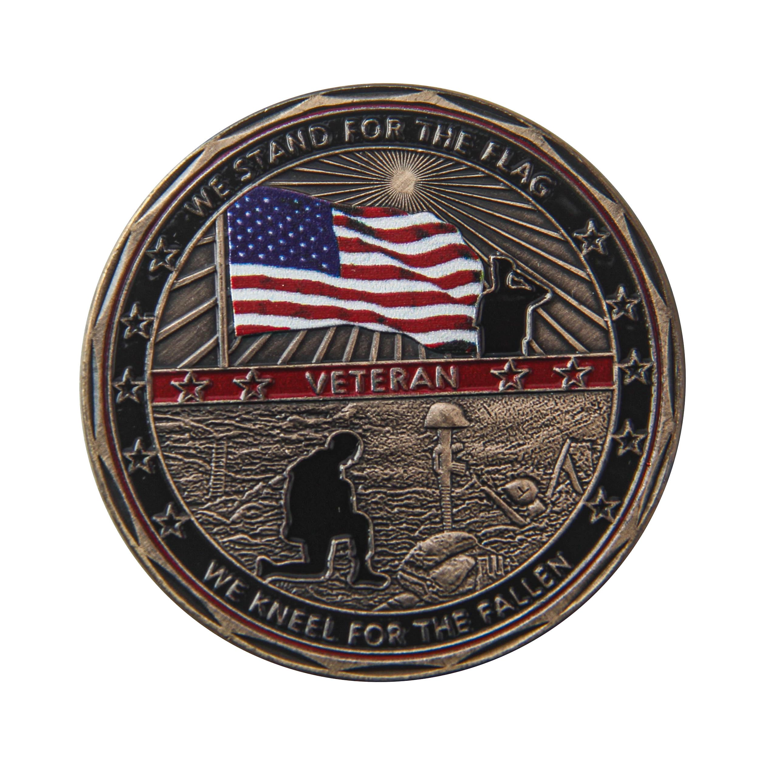 Snapklik.com : United States Veteran Prayer Commemorative Coin Military ...