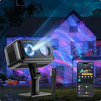Amazon.com: Govee Outdoor Projector Light, Upgraded Aurora Star ...
