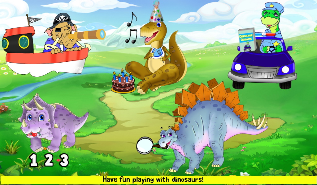 Dinosaur Puzzle Games For Toddlers! Dino Games for Kids Ages 2 3 4 5 ...
