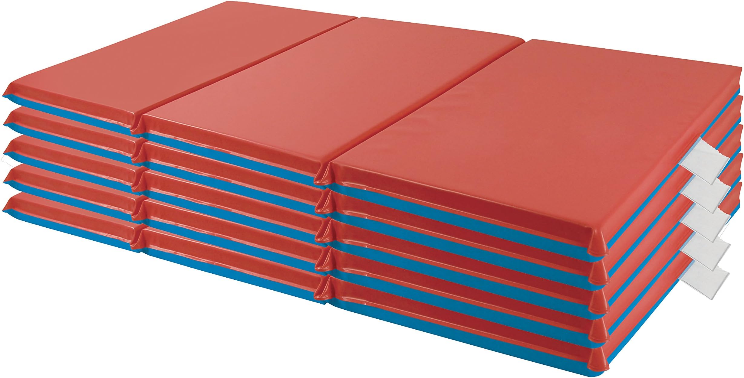 Amazon.com: Wesiti 5 Pieces Thick Folding Nap Mat 3 Section Folding ...