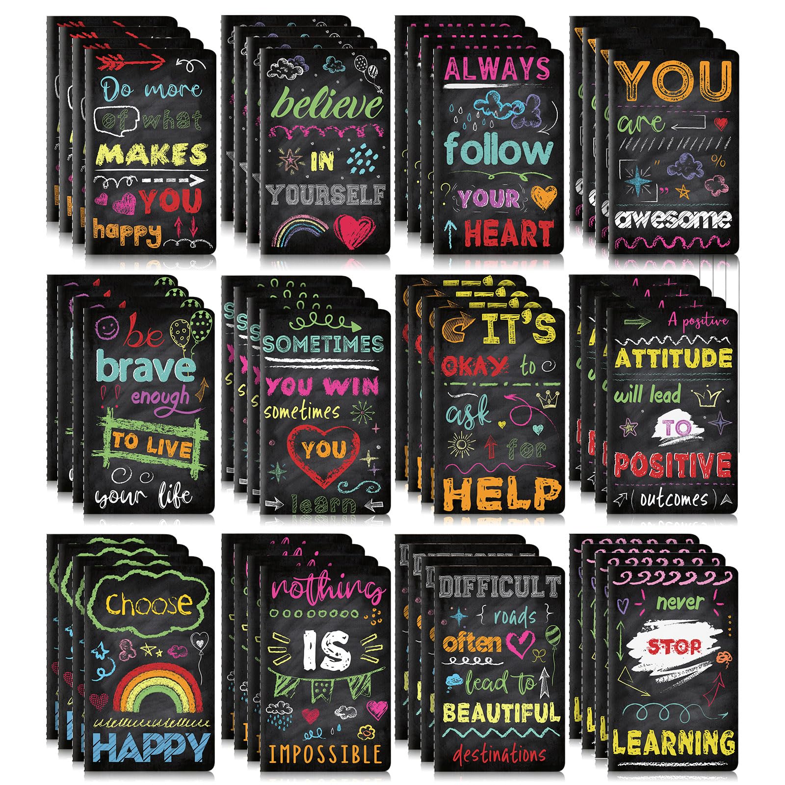 Amazon.com : Inspirational Notepads Mini Motivational Notebook Small ...
