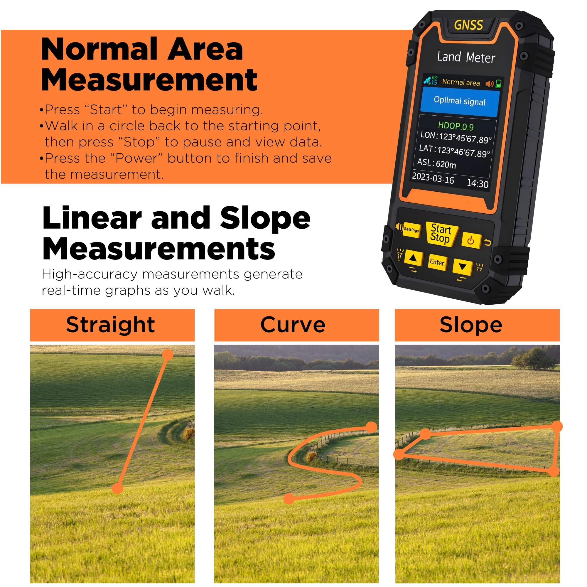 Snapklik.com : Handheld GPS Survey Equipment - GNSS Receiver Land Area ...