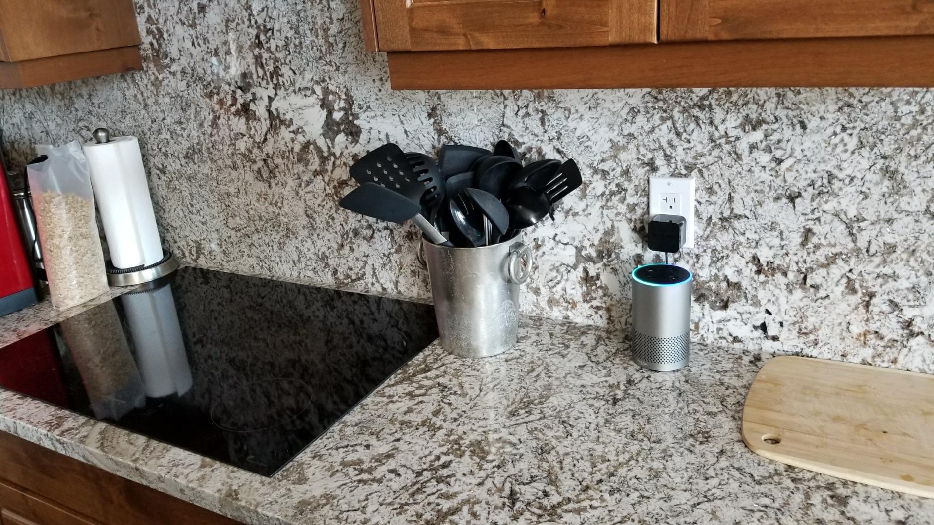 Amazon.com: Echo (2nd Generation) - Smart speaker with Alexa - Silver ...