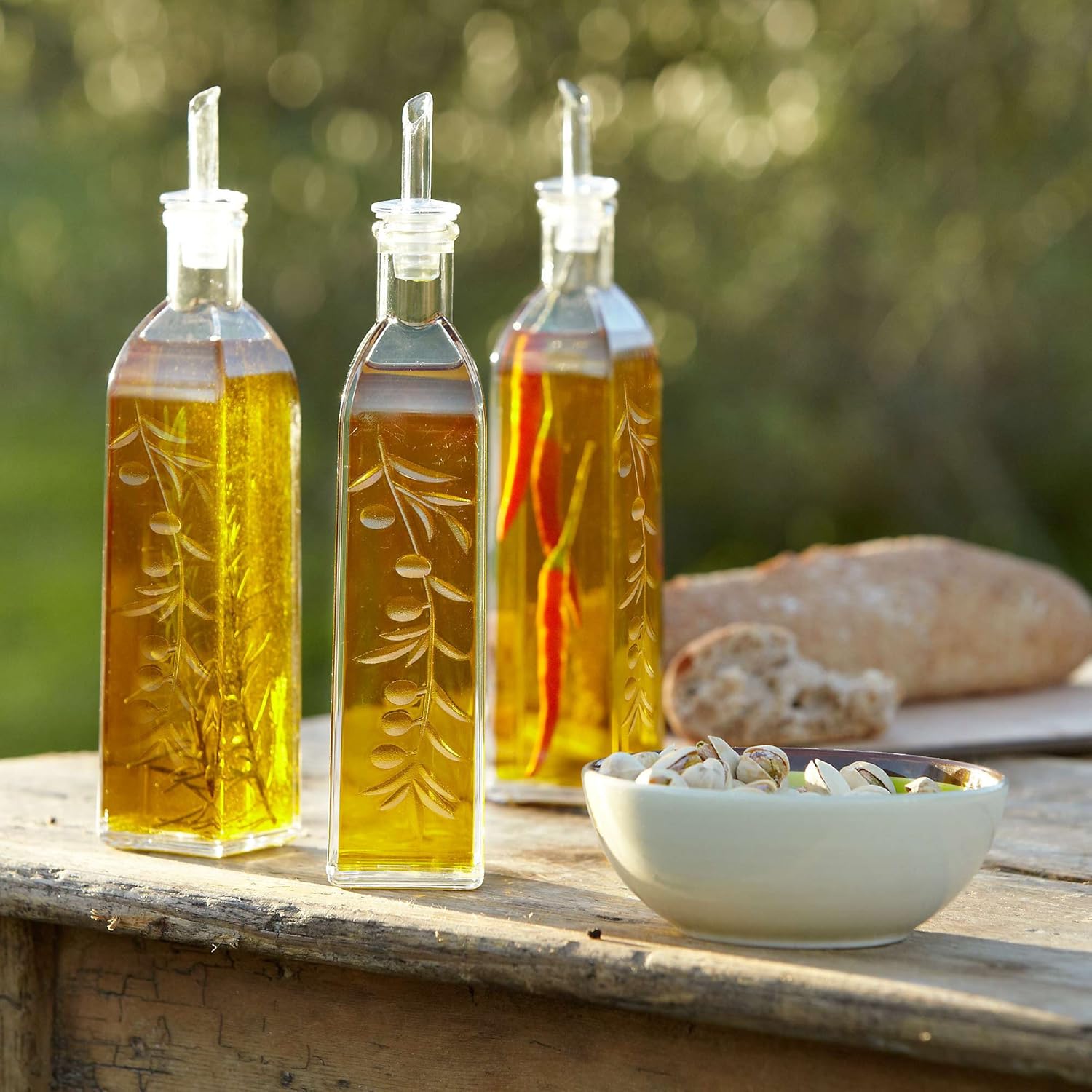 Amazon.com: Lakeland Acrylic Oil Drizzler Pourer with Spout 280ml ...