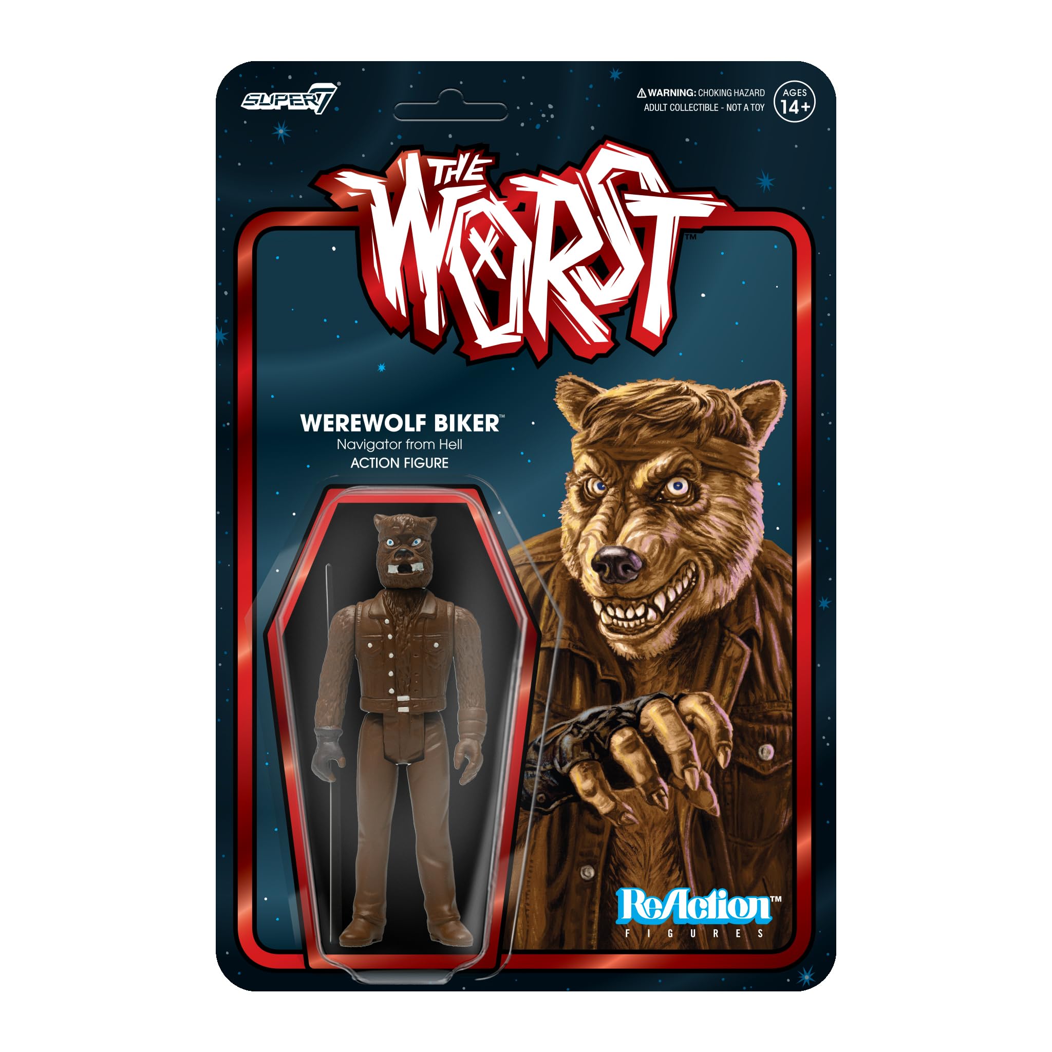 Amazon.com: Super7 The Worst Werewolf Biker (Scum Squad) - 3.75" The ...