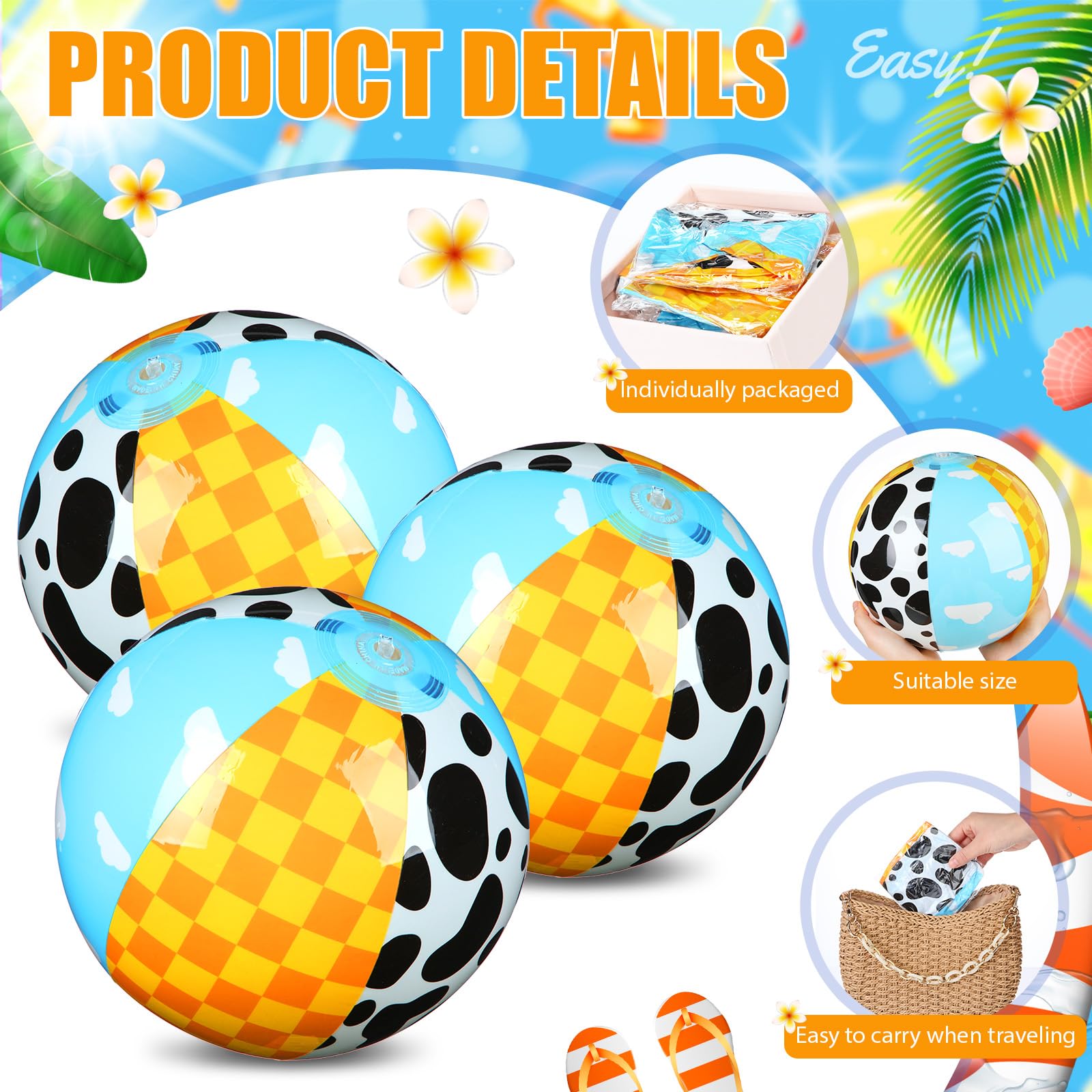 Snapklik.com : 12 Pack Toy Inspire Game Themed Beach Ball For Kids 7.87 ...