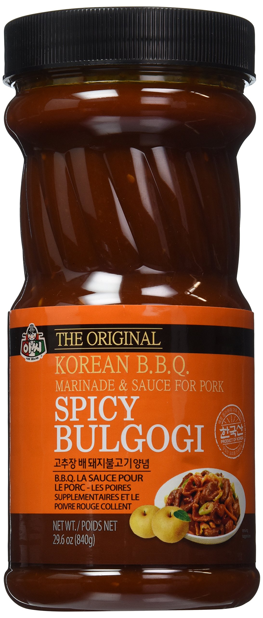 Amazon.com : assi Korean Hot B.B.Q Sauce for Pork, 32 Ounce : Grocery ...
