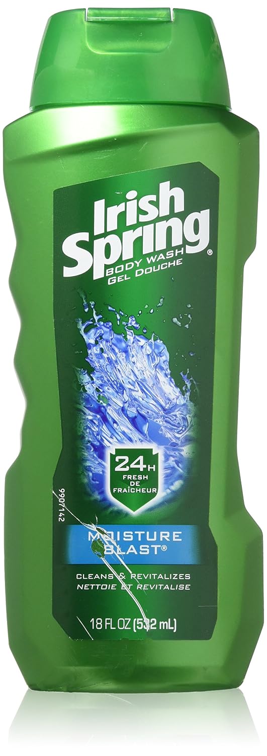 Amazon.com : Irish Spring Body Wash, Moisture Blast 18 Fl Oz ,Pack of 2 ...