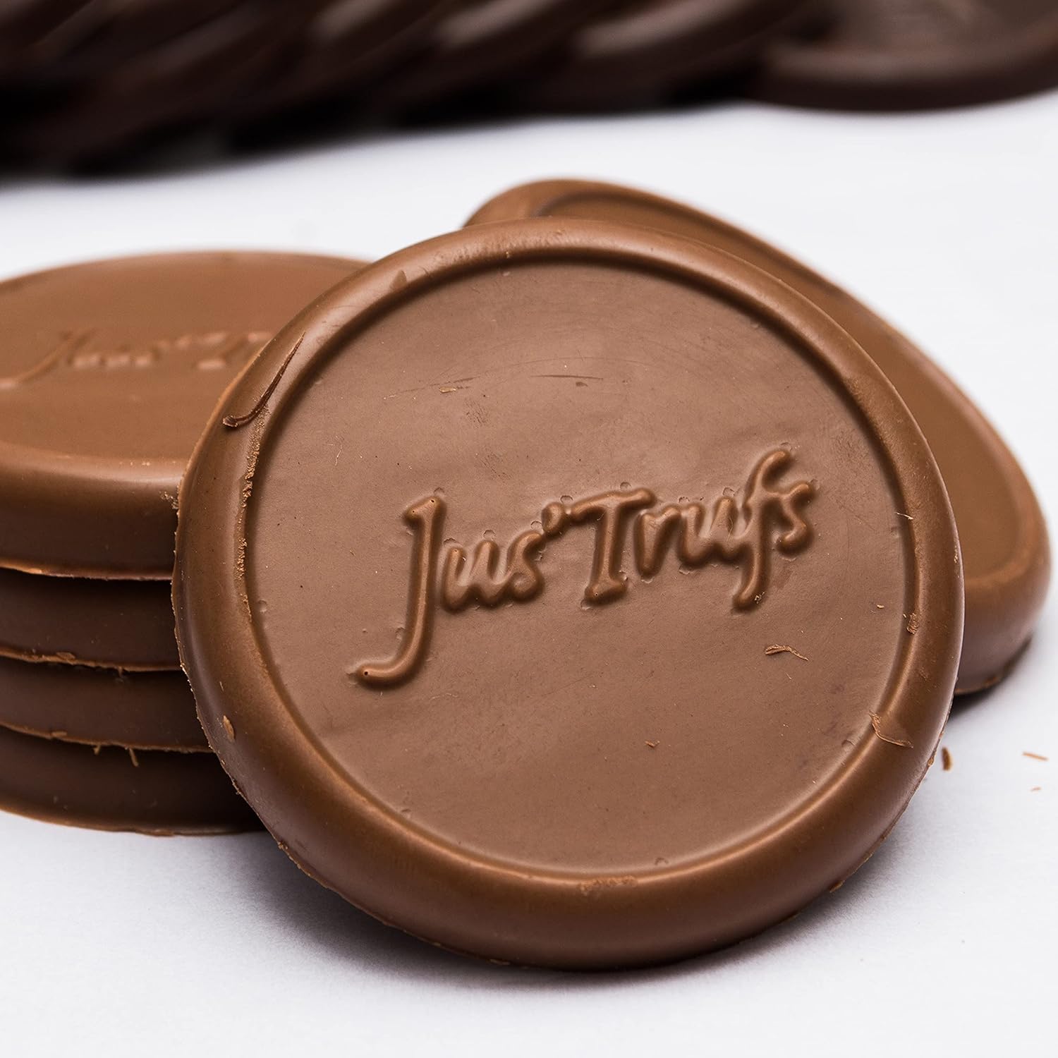 Jus'Trufs Artisanal 60% Dark Chocolate Coated Biscuits 250 GMS Box ...