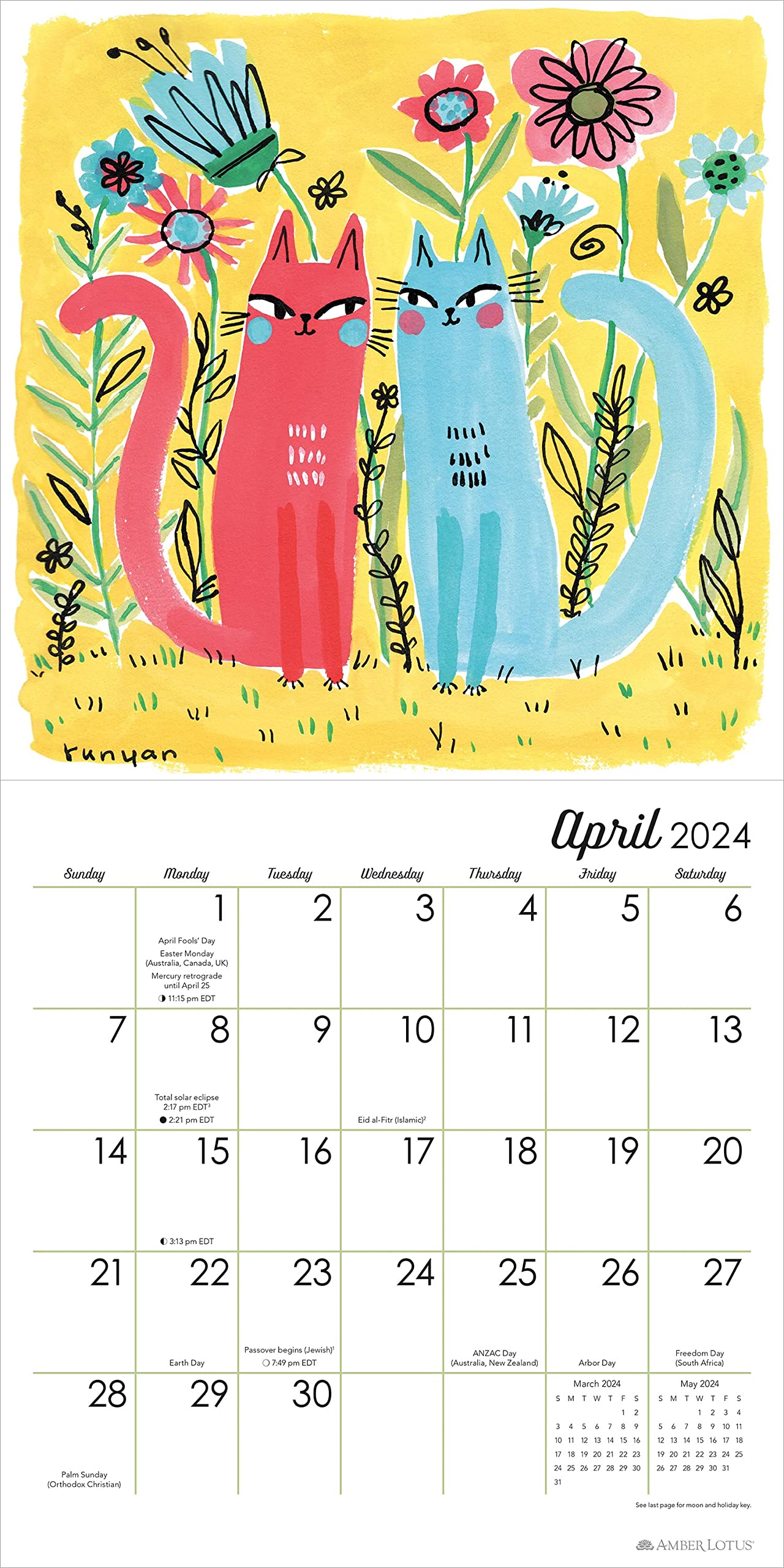 Snapklik.com : Feline 2024 Wall Calendar: Terry Runyans Cats12 X 24 ...