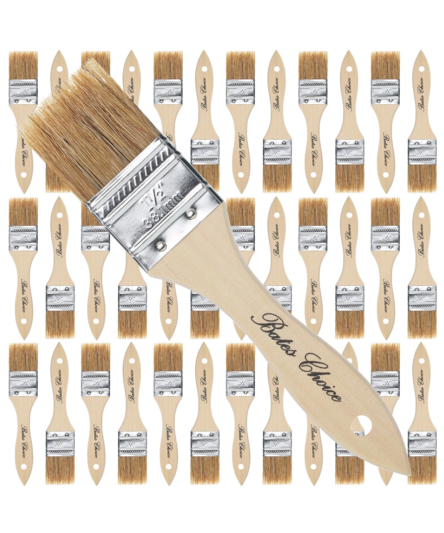 Amazon.com: Bates- Chip Paint Brushes, 1.5 Inch, 36 Pack, Chip Brush ...