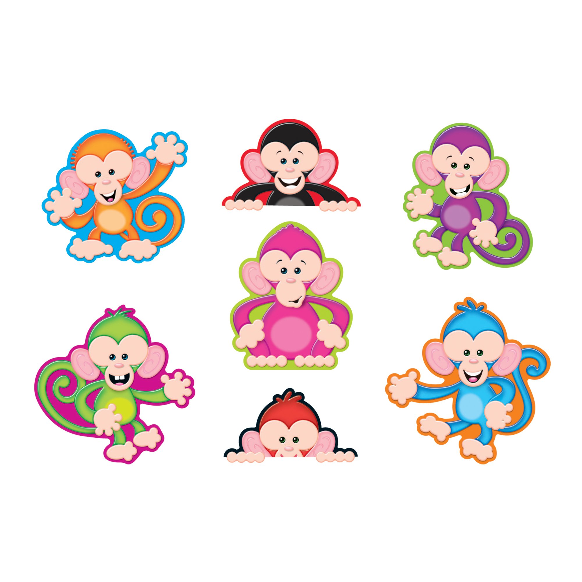 Amazon.com: TREND Color Monkeys Classic Accents Variety Pack, Classroom ...