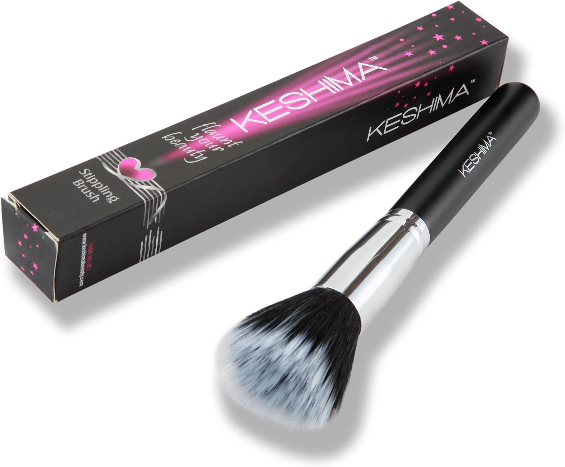 Amazon.com: Keshima Duo-Fiber Stippling Brush - Premium Stipple Brush ...
