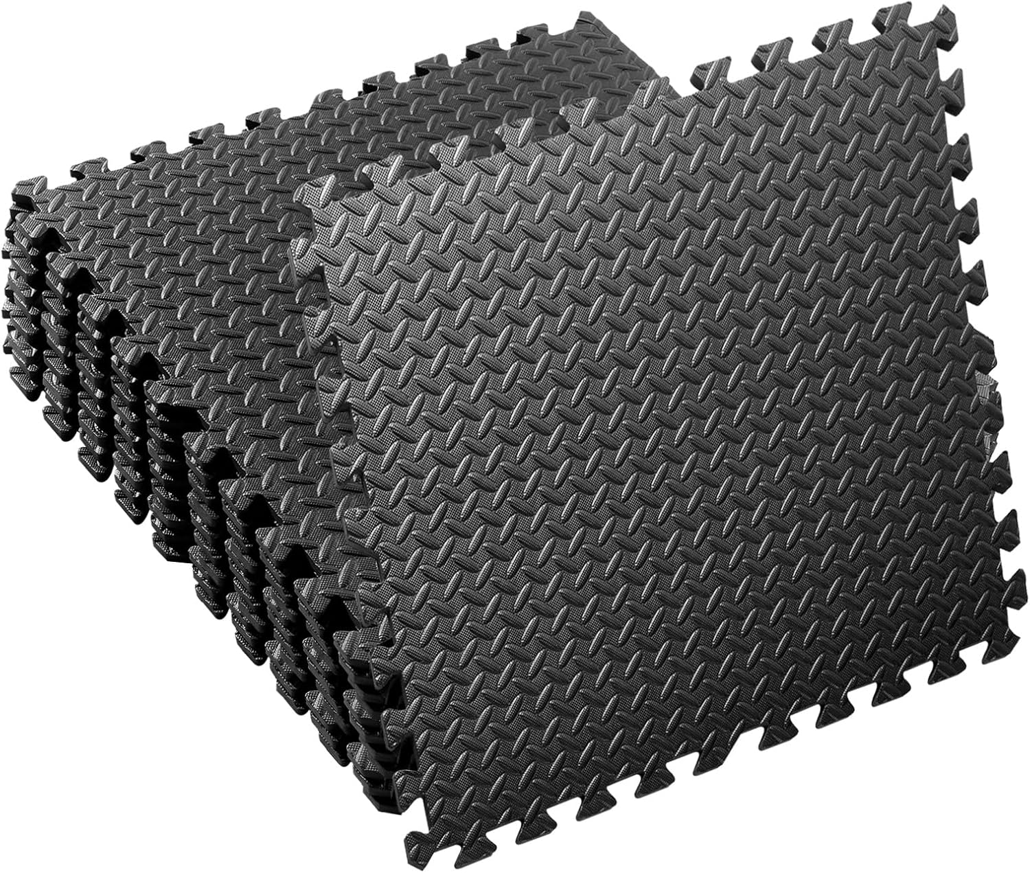 Takezuaa 12Pack Gym Floor Mats Nonslip | Foam Exercise Flooring Mats ...