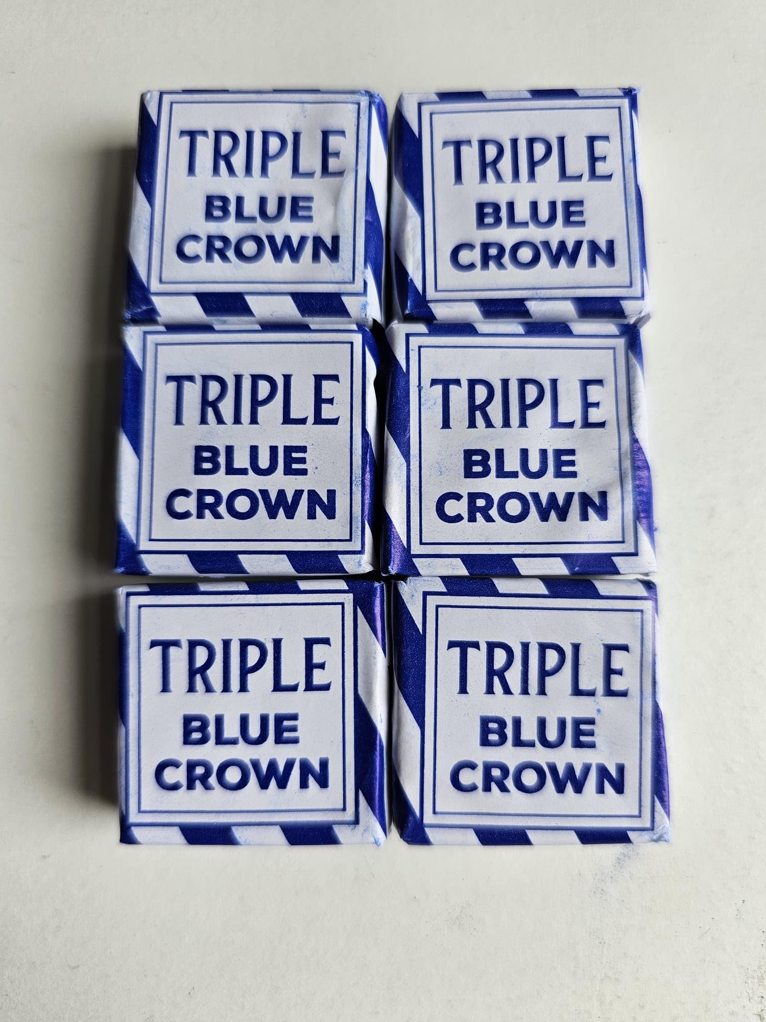 6 Triple Crown Blue Laundry Bluing Cubes-14gm Cubes : Amazon.co.uk: Grocery