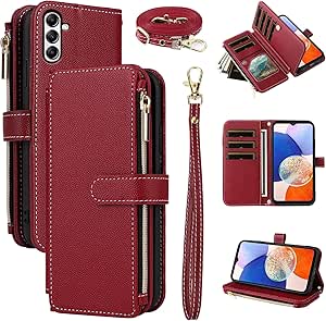 Amazon.com: Furiet Wallet Case for Samsung Galaxy S24 Plus/S25 Plus S24+ S25+ 5G with Wrist ...