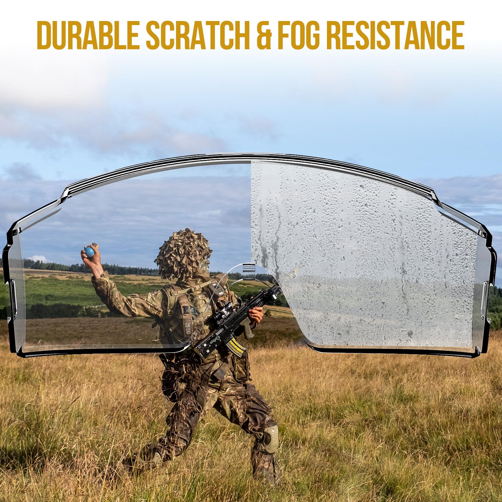 Snapklik.com : OneTigris Tactical Goggles Over Glasses, Anti Fog ...