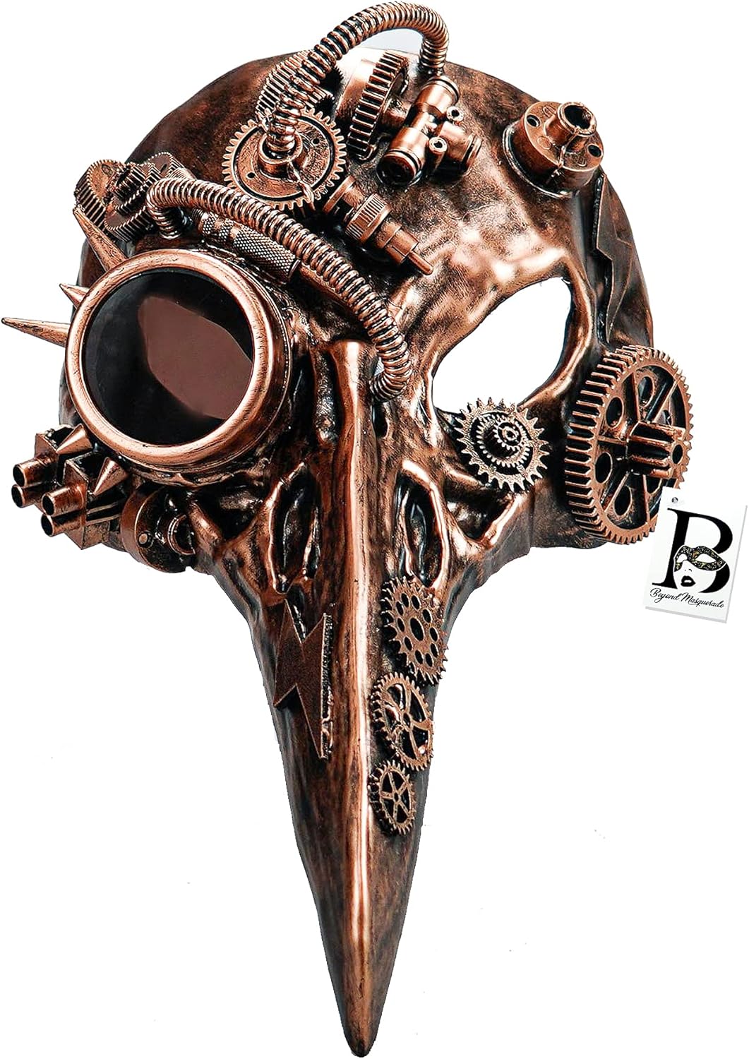 Amazon.com: Steampunk Plague Doctor Mask Evil Long Nose Bird Devil ...
