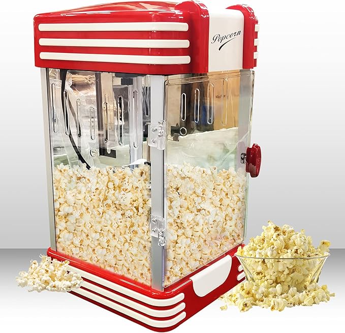 Amazon.com: Popcorn Machine Maker Popper Also used in Home, Party ...
