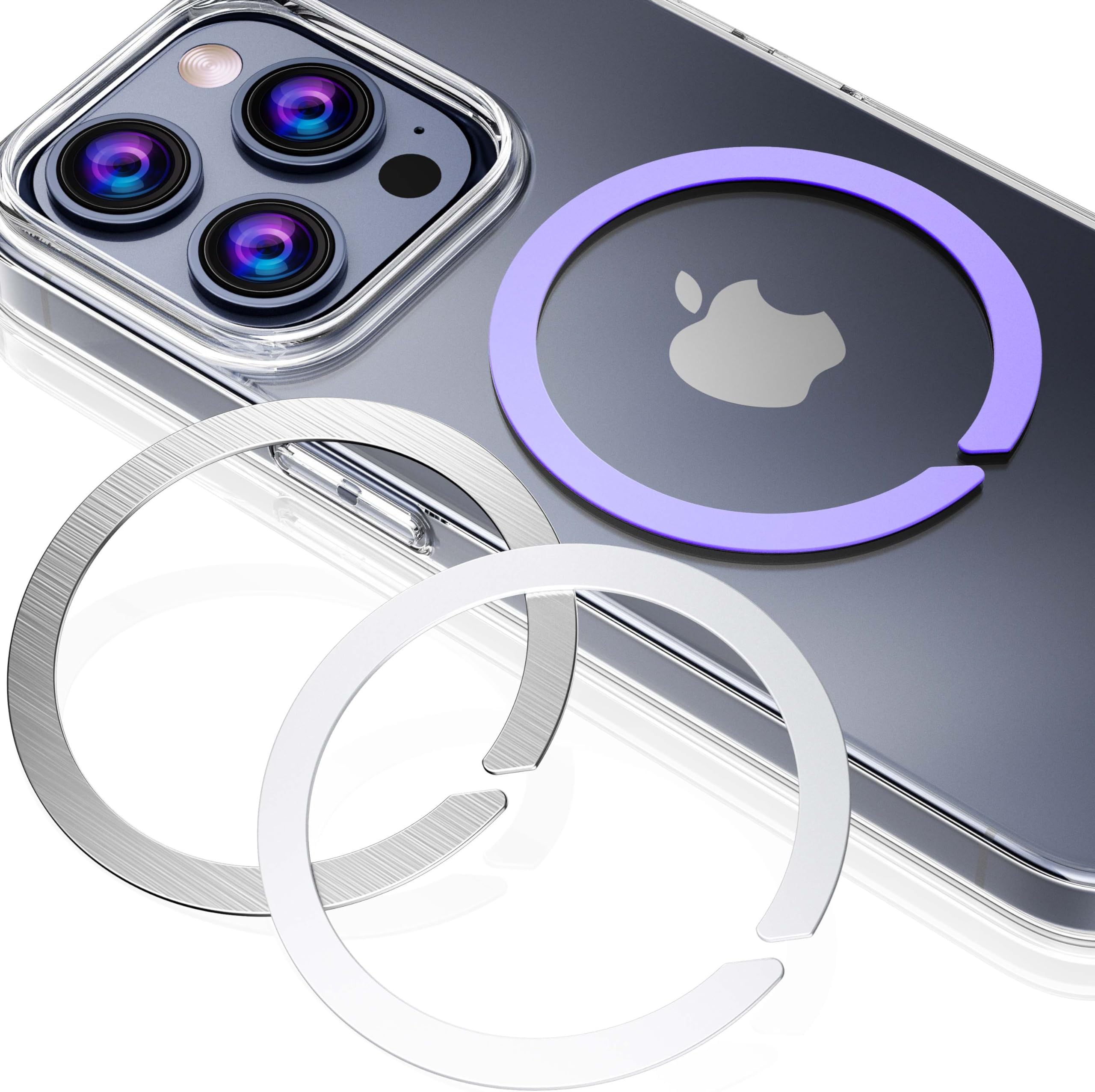 Amazon.com: CheukKee Magnetic Adapter Ring for MagSafe,Mag-Safe Sticker ...