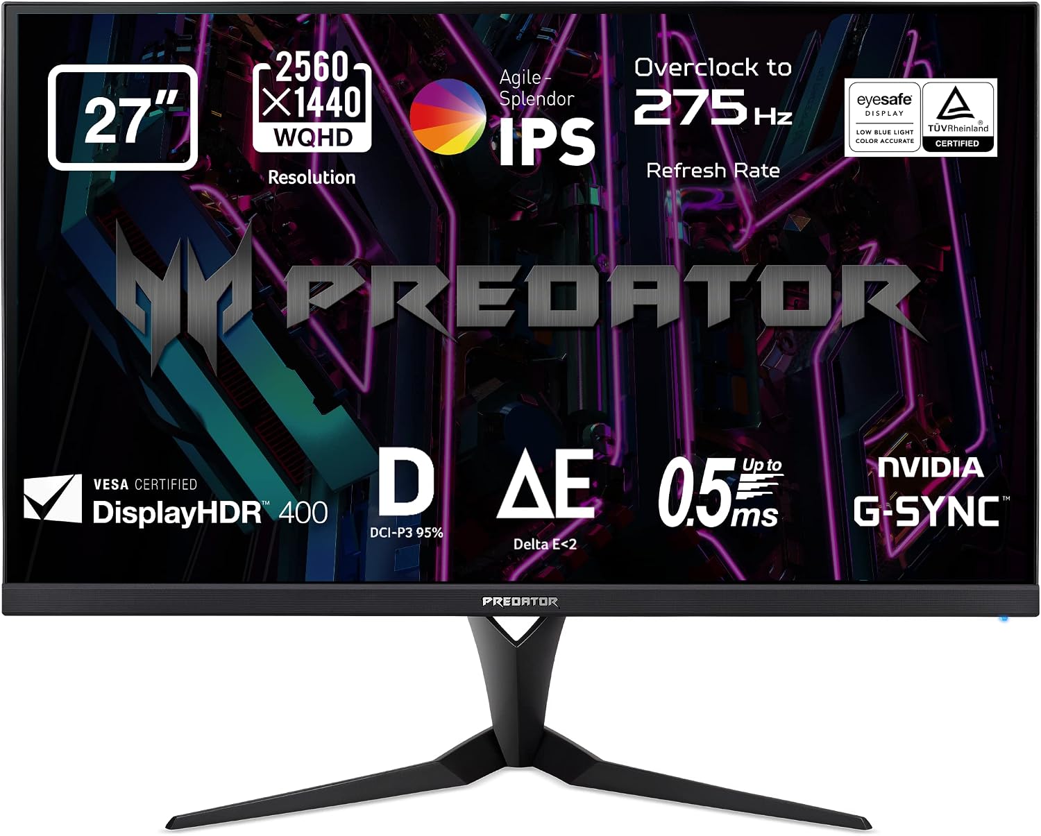 Amazon.com: Acer Predator XB273U 27 Inch 2560 x 1440 Pixels Wide Quad ...