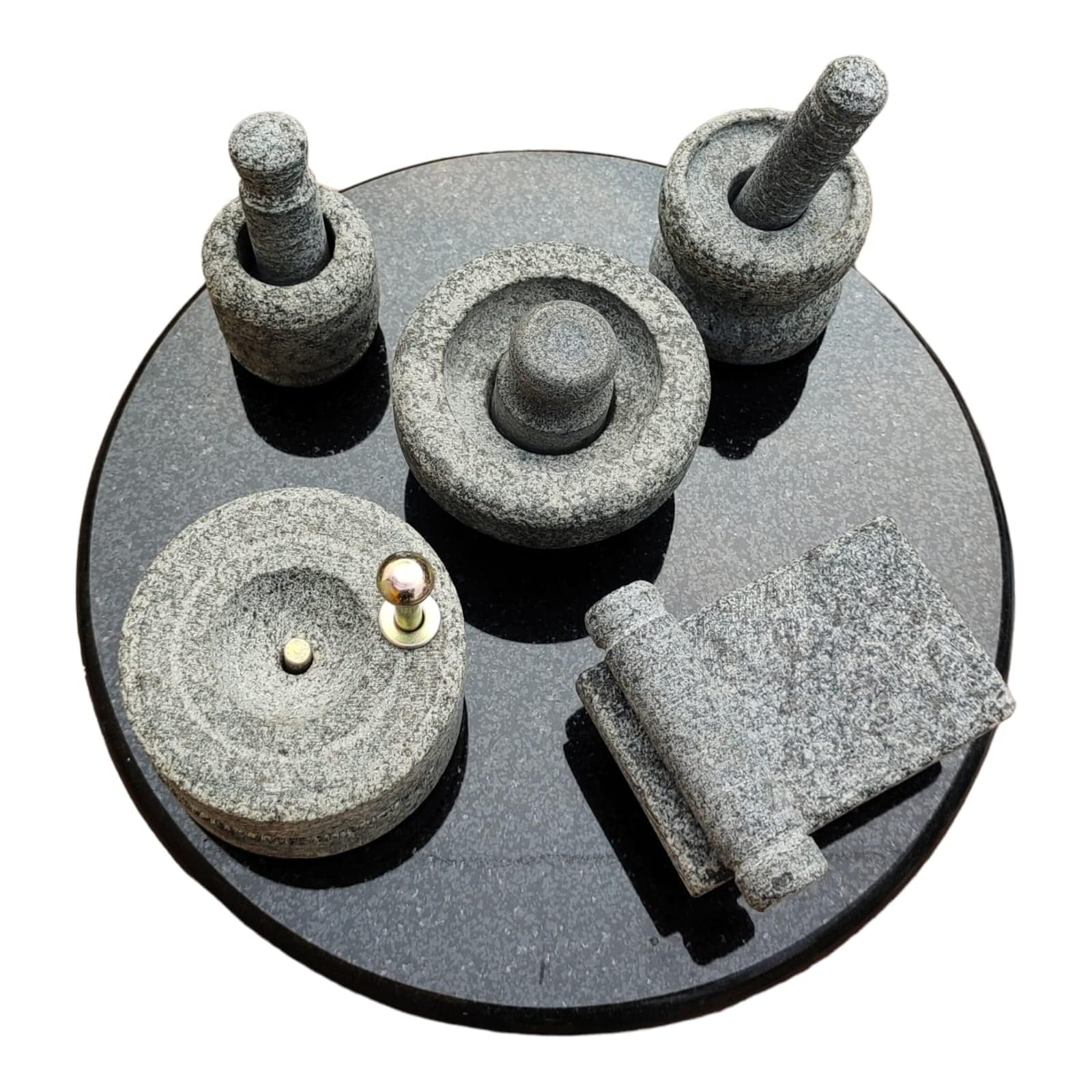 Buy EZAHK Stone Miniature for Pooja (Set of 5),Grahapravesam and ...