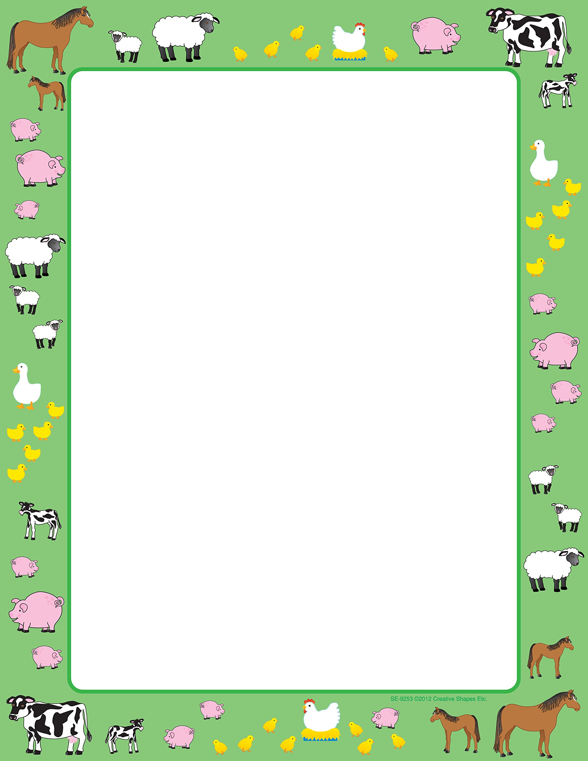 Farm Border Paper