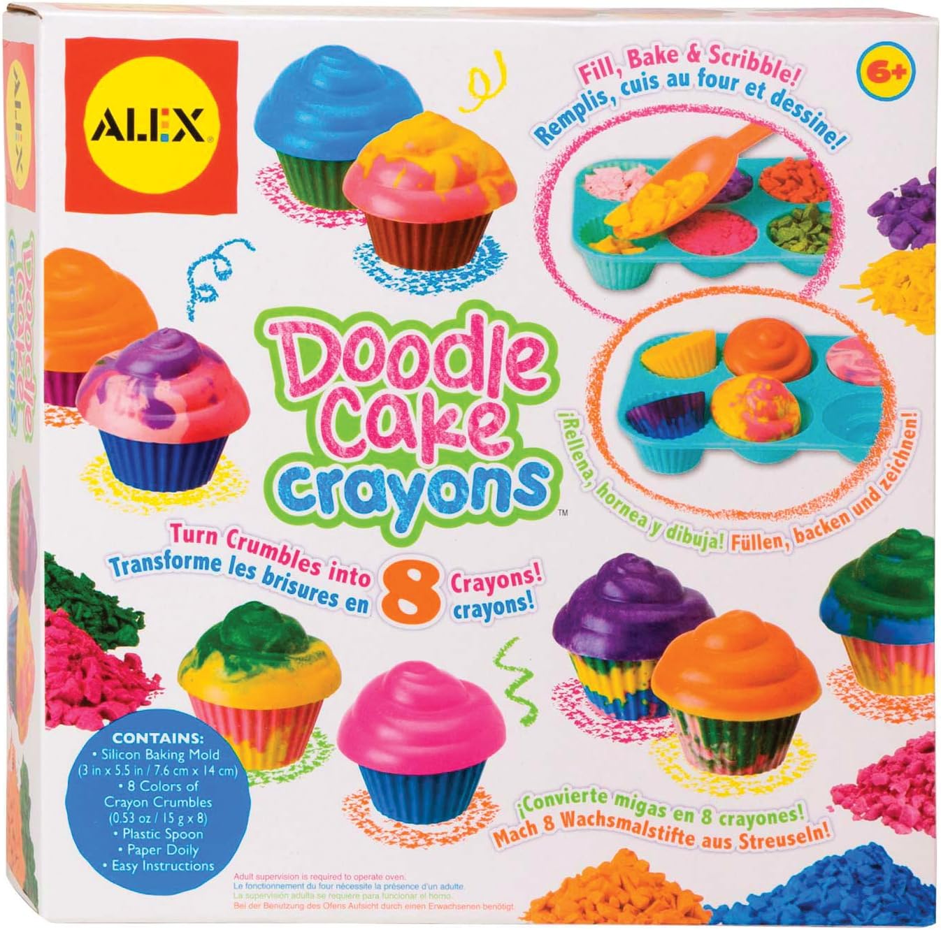 Amazon.com: ALEX Toys Craft Make Your Own Cupcake Crayons : Toys & Games