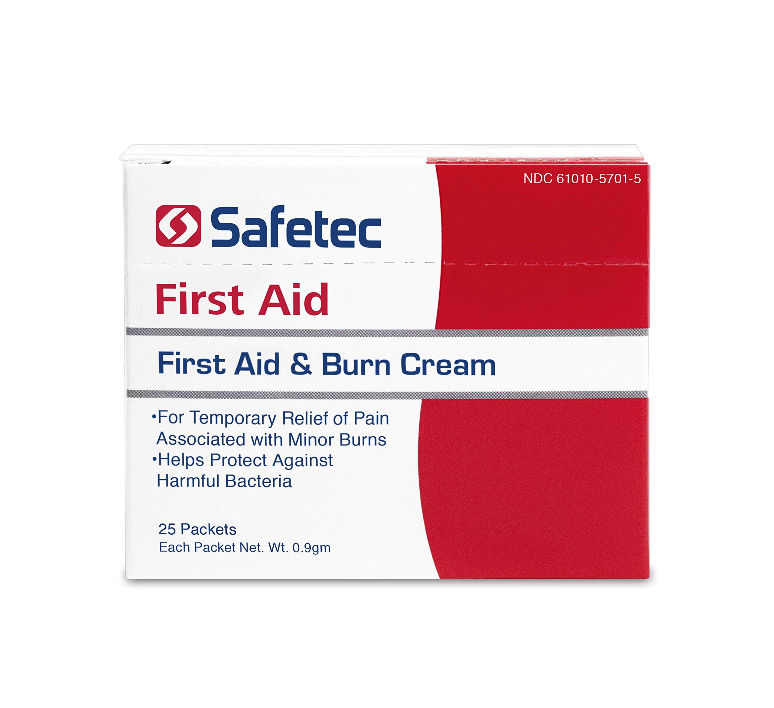 Amazon.com: Safetec First Aid Burn Cream.9 g. Pouch 25 ct. Box (36 ...