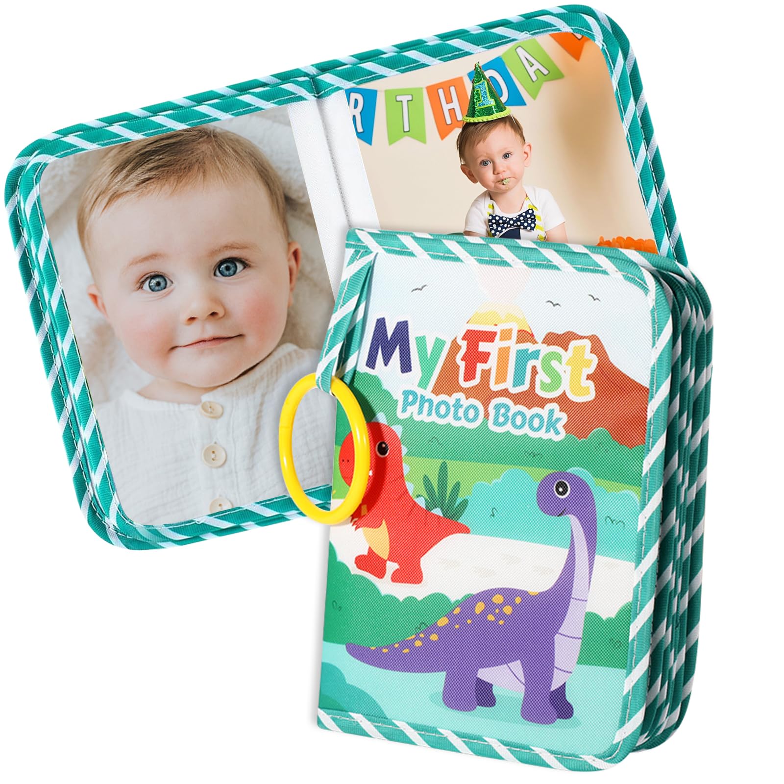Amazon.com: 17 Photos My First Family Album Book with 5.5" x 7",First ...