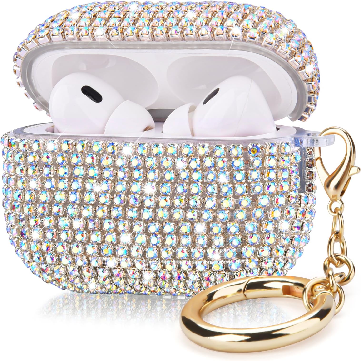 Amazon.com: VISOOM Bling Airpods Case - AirPods 1st/2nd Case Cover ...