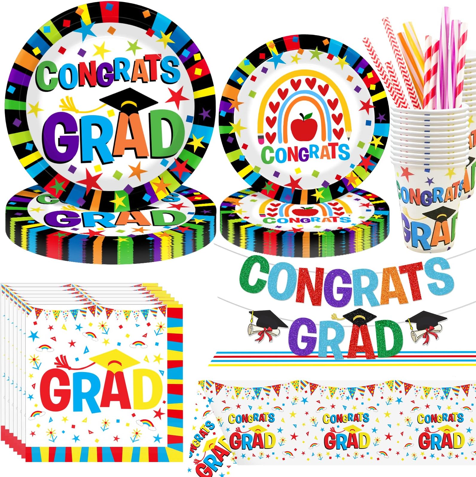 Amazon.com: XIAOMENGLY Preschool Graduation Party Supplies, 2023 ...