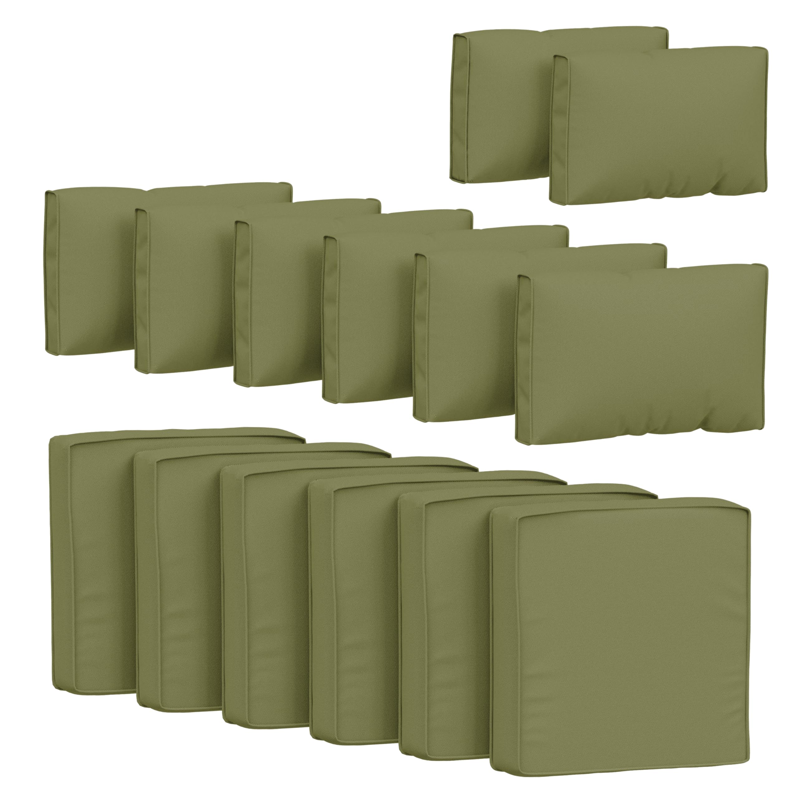 Amazon 14 Pcs Outdoor Cushion Covers Patio Cushion Slipcovers