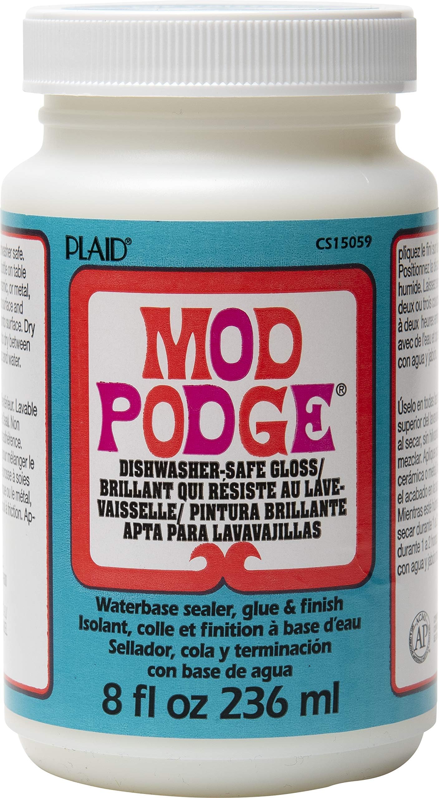 Amazon.com : Mod Podge Clear Acrylic Sealer (12-Ounce), 1469 Matte 2 ...