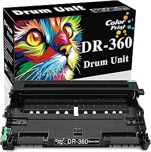 Colorprint Compatible DR 360 Drum Unit Replacement for Brother DR360 Drum DR-360 for TN360 Toner ...