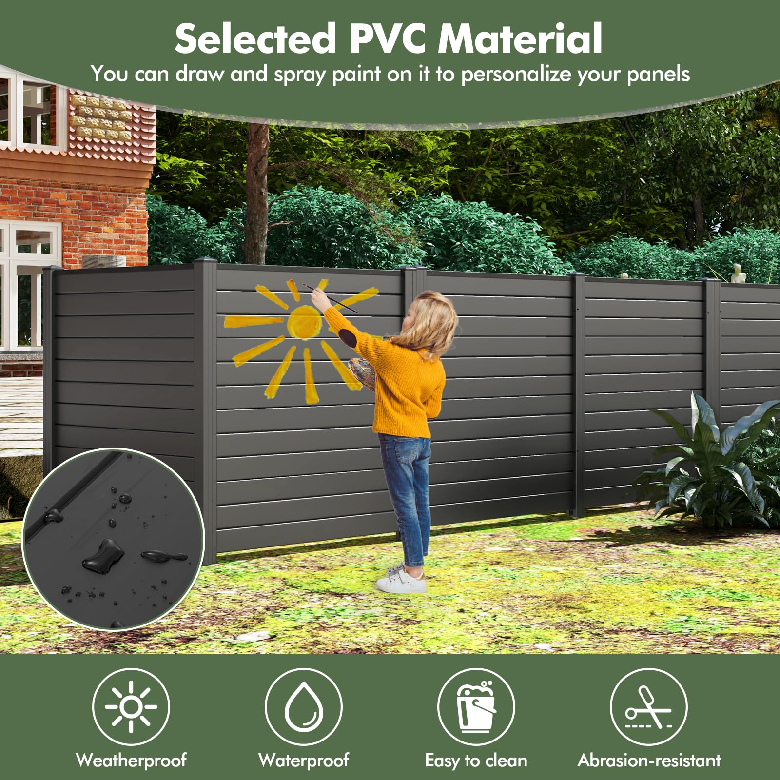 Black Pvc Fence Images Of Illusions PVC Vinyl Wood Grain And Color