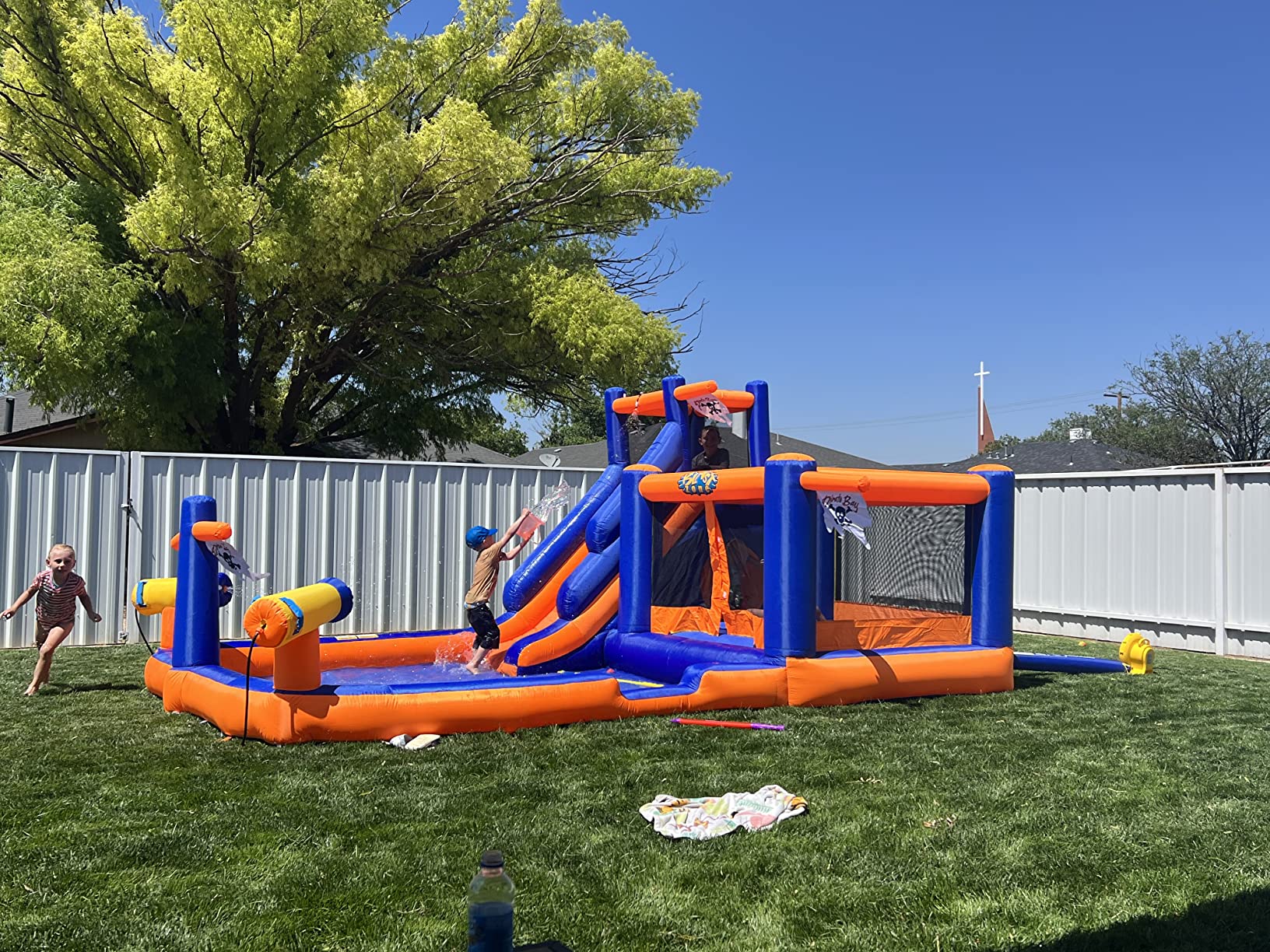 $46/mo - Finance Blast Zone Pirate Bay - Inflatable Water Park with ...