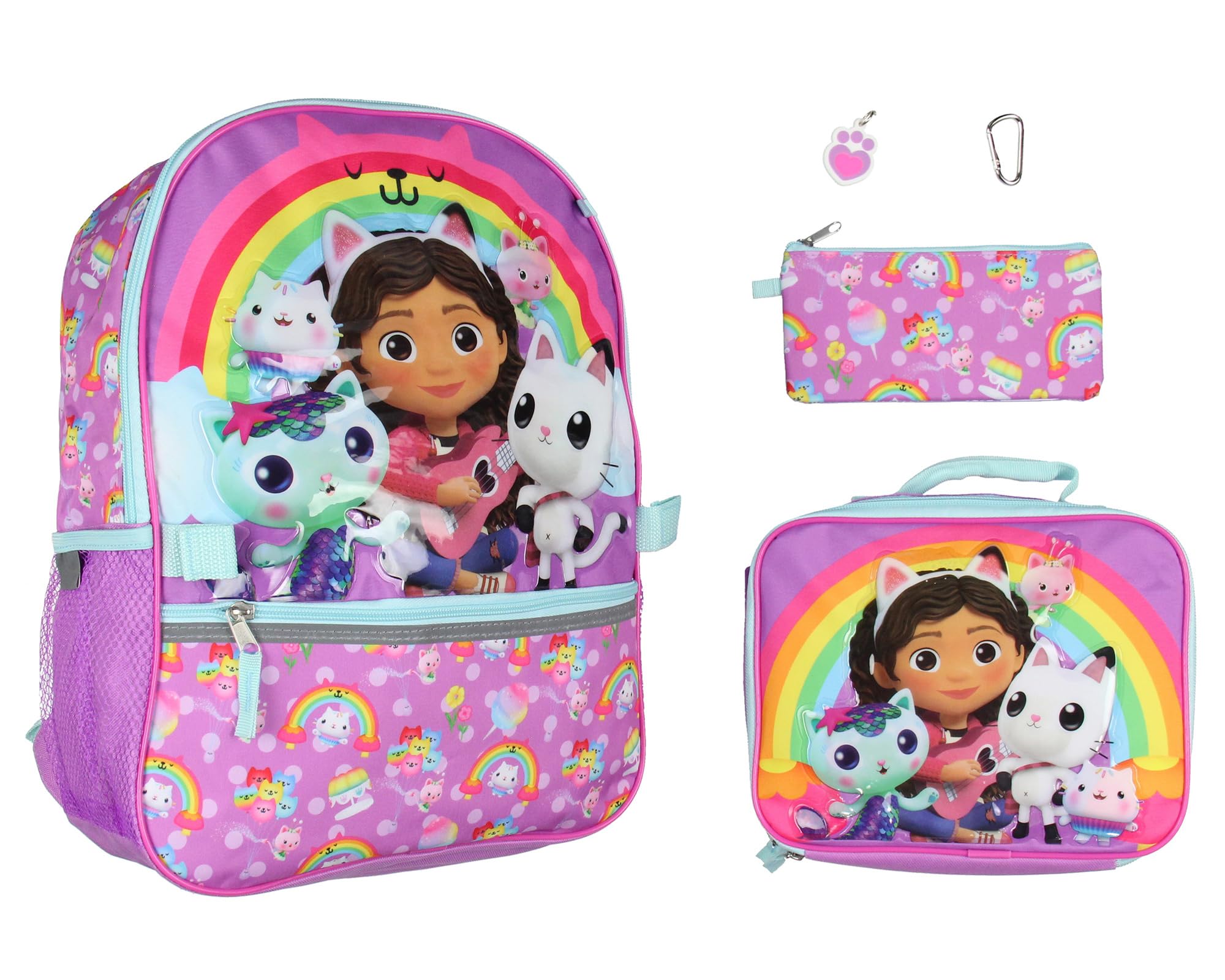 Amazon.com | Gabby's Dollhouse Backpack Gabby Cat Friends Raised ...