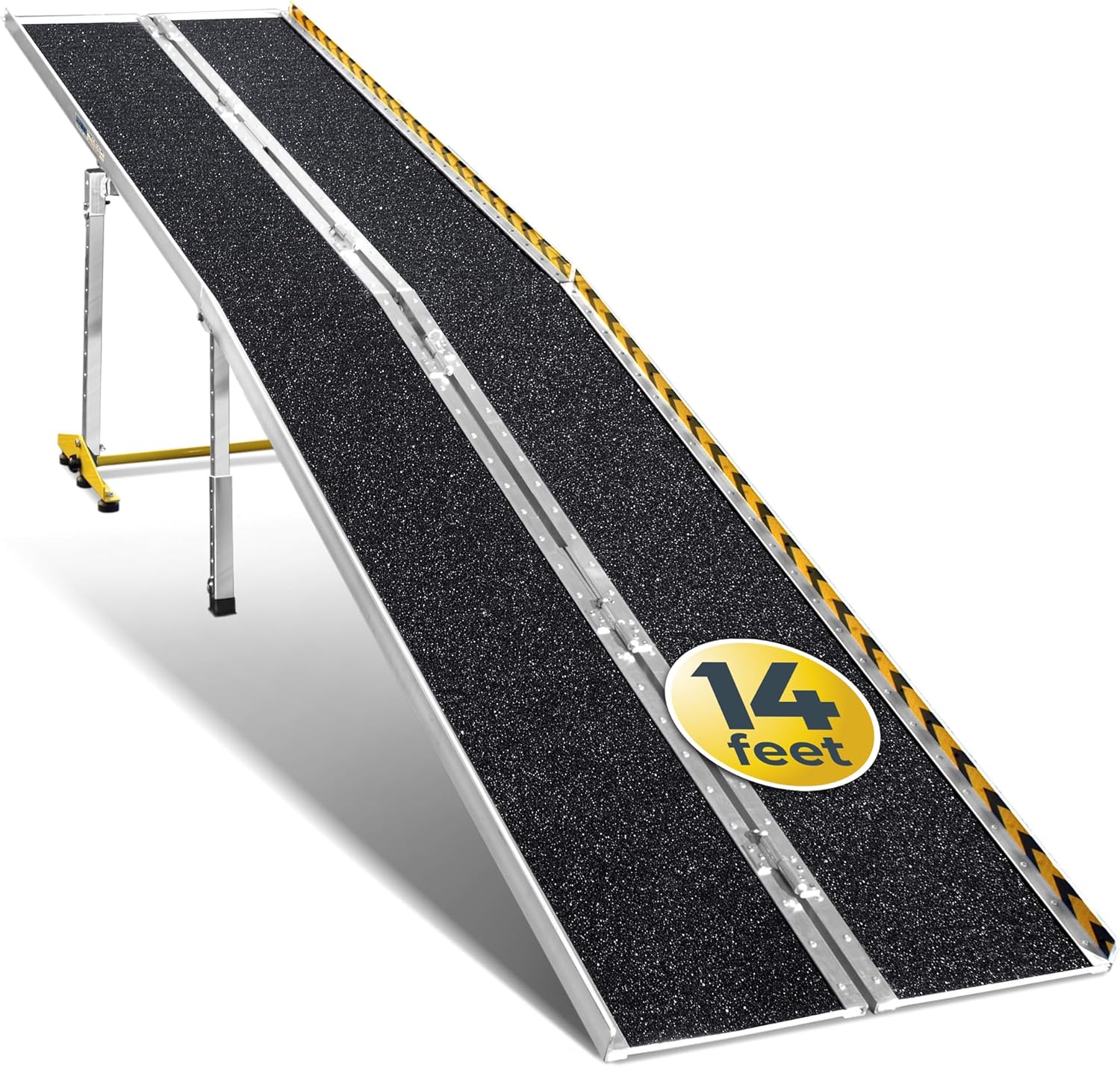 Amazon.com: MAASTERS Wheelchair Ramp 14 Feet - Aluminum Long Wheelchair ...