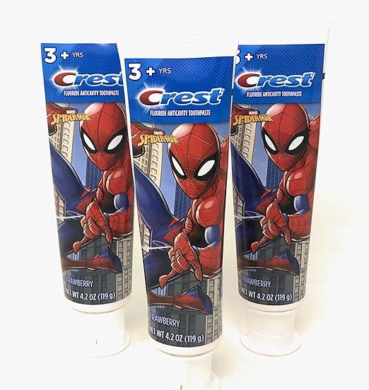 Amazon.com: Crest Kids Spiderman Toothpaste, Strawberry, 4.2 oz (Pack ...