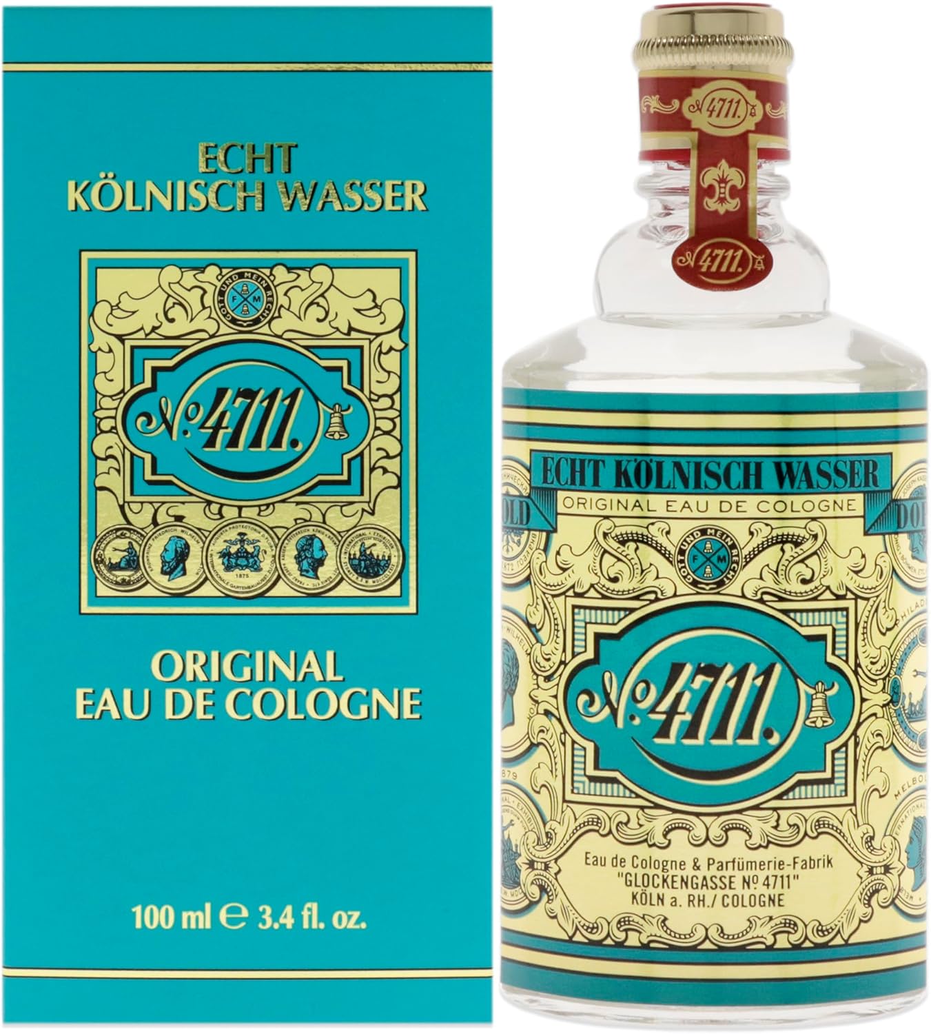 4711-4711 eau de Cologne 100 ml : Amazon.co.uk: Beauty