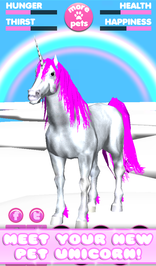 Virtual Pet Unicorn - App on Amazon Appstore