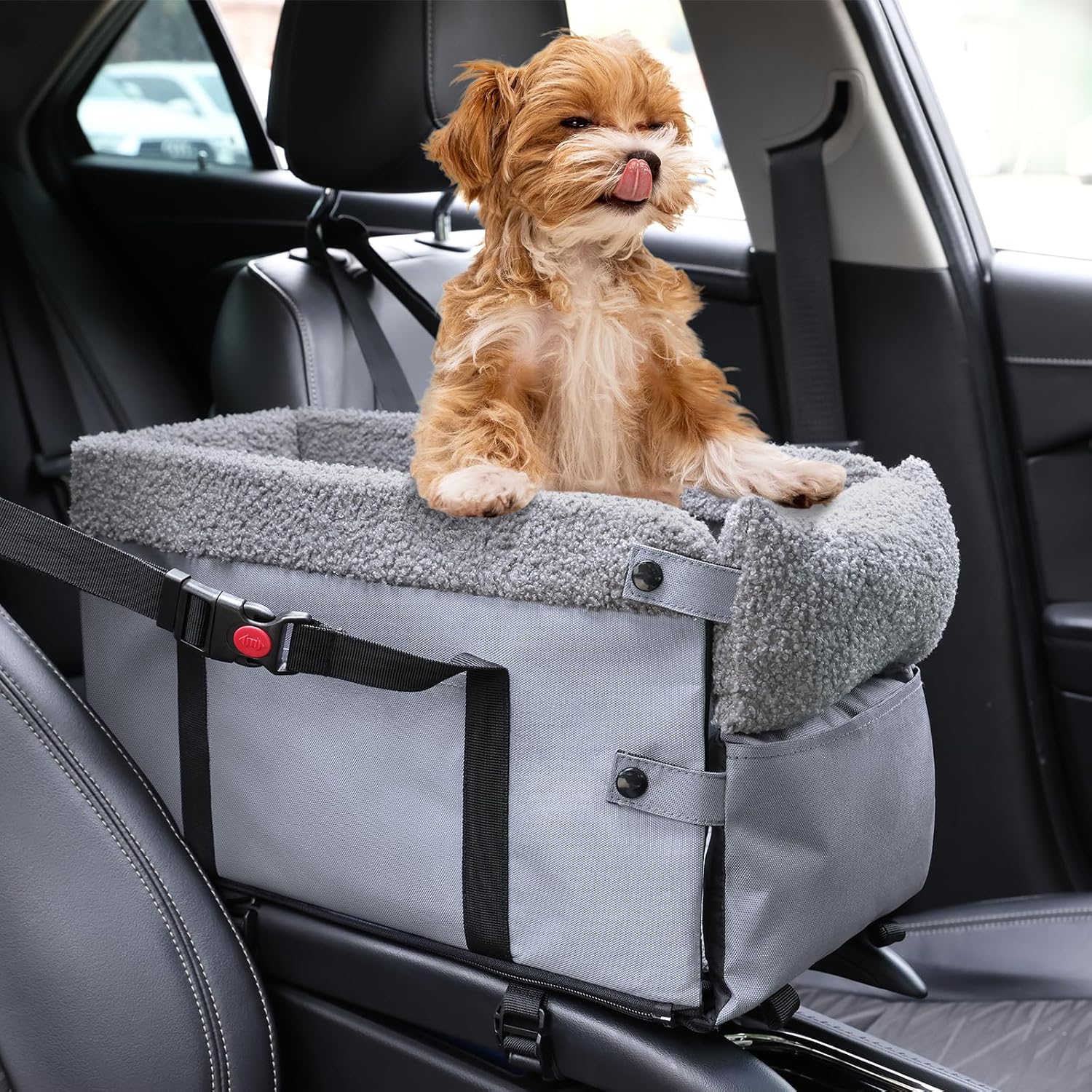Amazon.com : BONTHEE Center Console Dog Car Seat,Small Dog Car Seat for ...