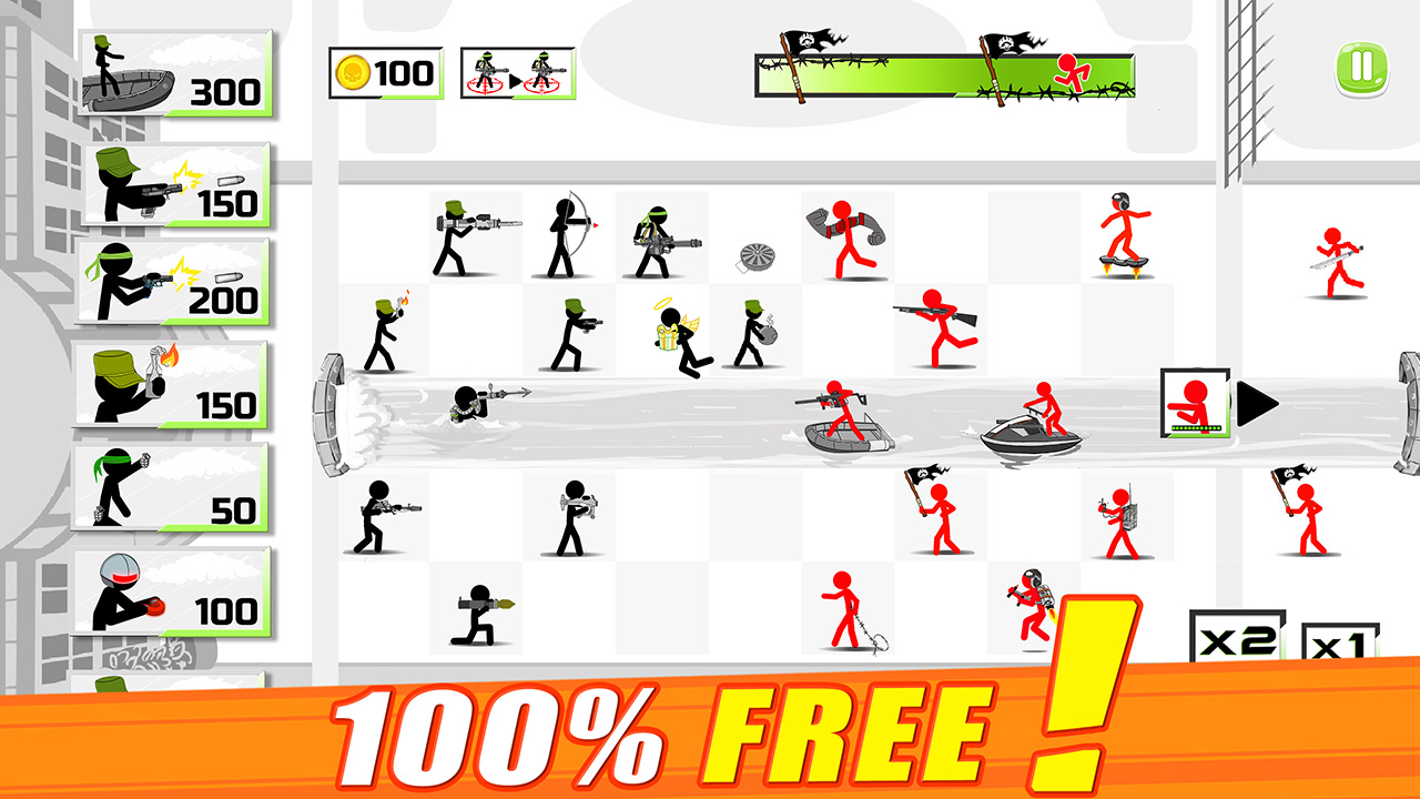 Stickman Army : The Defenders:Amazon.co.jp:Appstore for Android