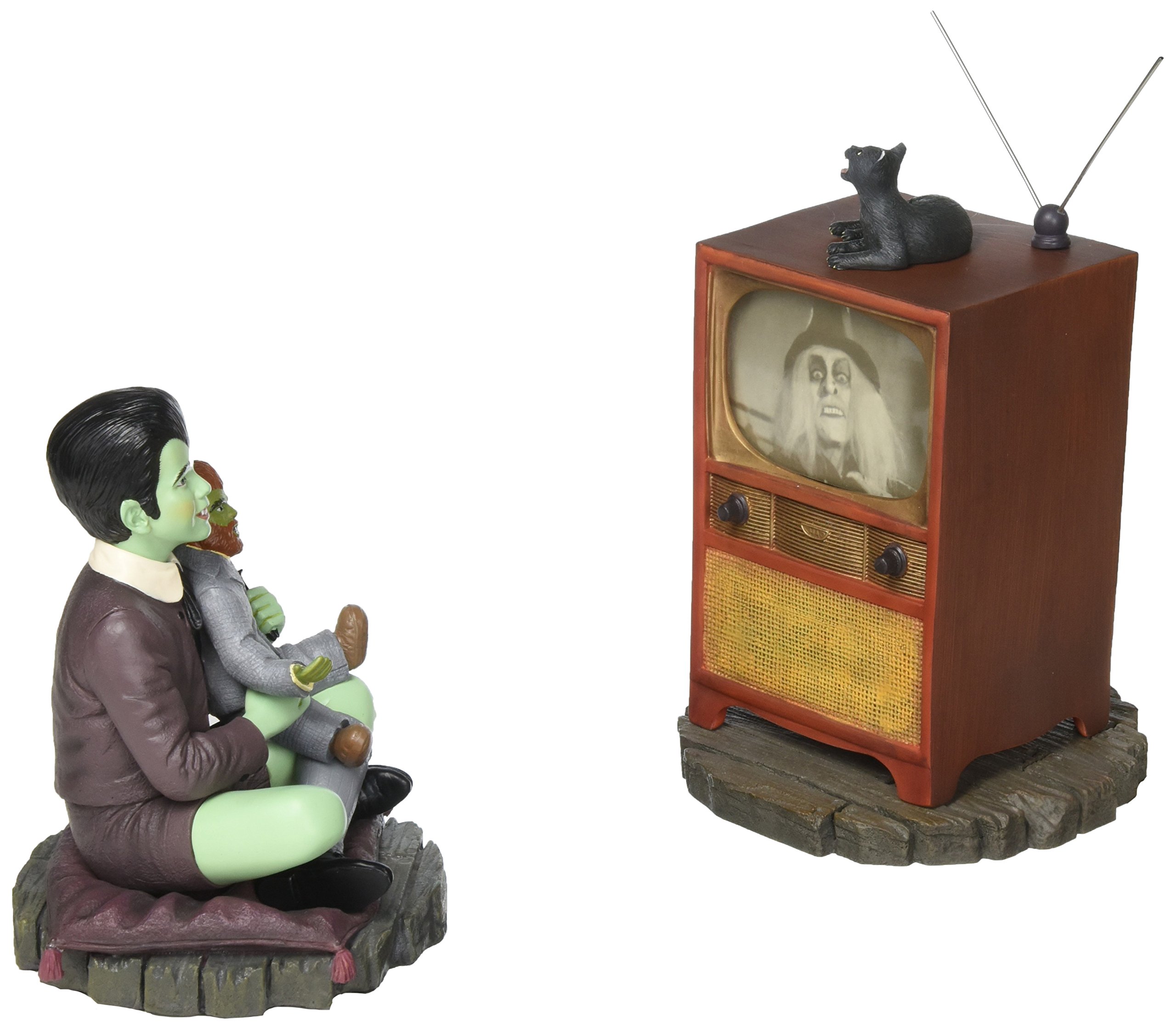 Amazon.com: Munsters Eddie and Television Colored Maquette Statue ...