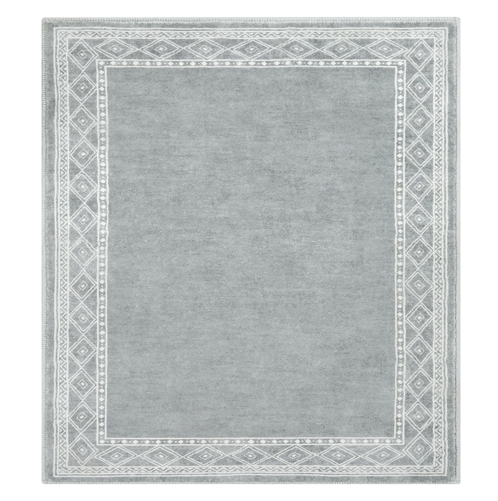 Lahome Modern Bordered 8x10 Area Rugs, Non-Slip Washable Rugs for ...