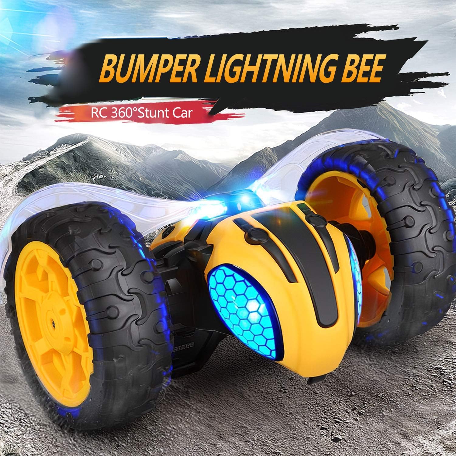 RC Stunt Car Benkeg 1/8 360°Rolling RC Stunt Car 2.4Ghz Rechargeable ...