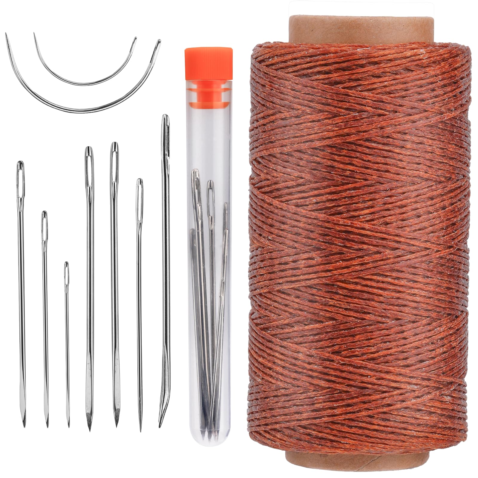 Amazon.com: DIUDUS 218 Yards Waxed Leather Thread, Leather Sewing Waxed ...